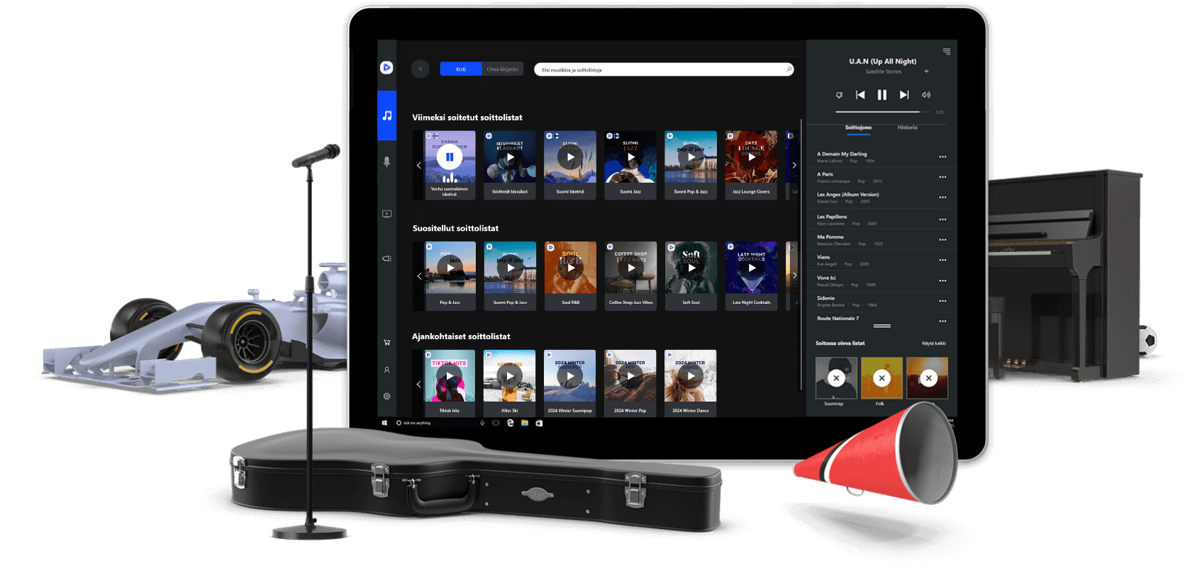 Viihdepalvelut yhdestä sovelluksesta - Kokeile ilmaiseksi | Feelment®